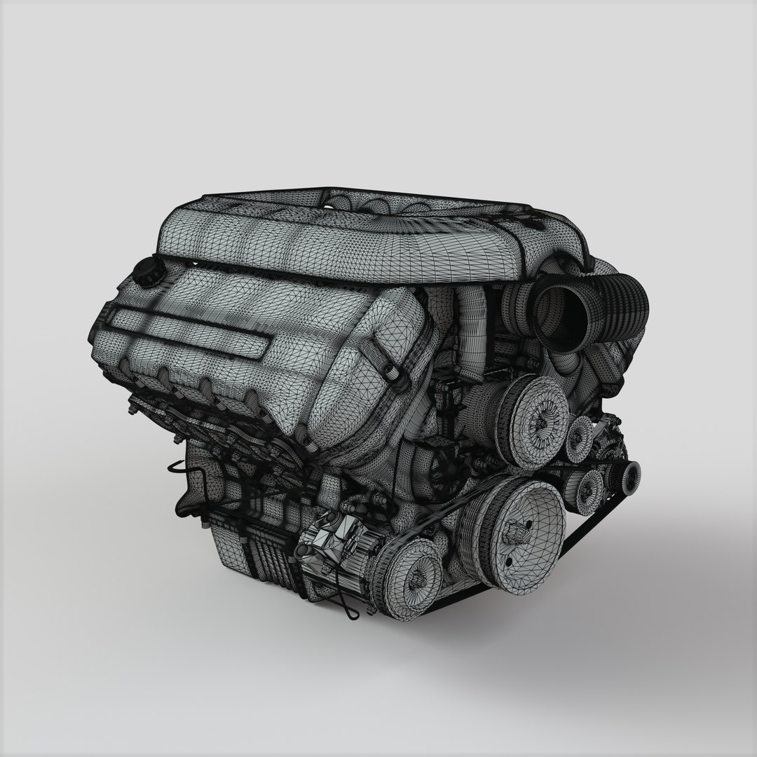 Car Engine 3D Model - TurboSquid 1806524