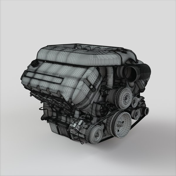 Car engine 3D model - TurboSquid 1806524