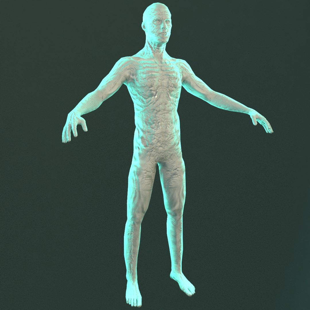3D Zombie Character Creature Model - TurboSquid 1415285