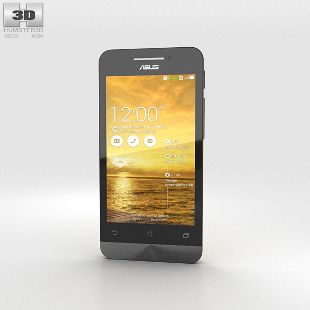 Asus zenfone 4 3D model - TurboSquid 1261834