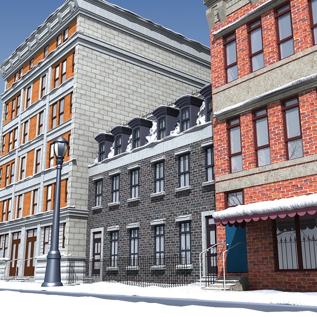 snow day street 3d 3ds