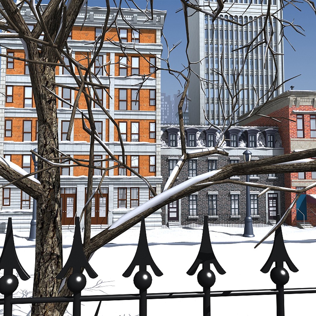 snow day street 3d 3ds