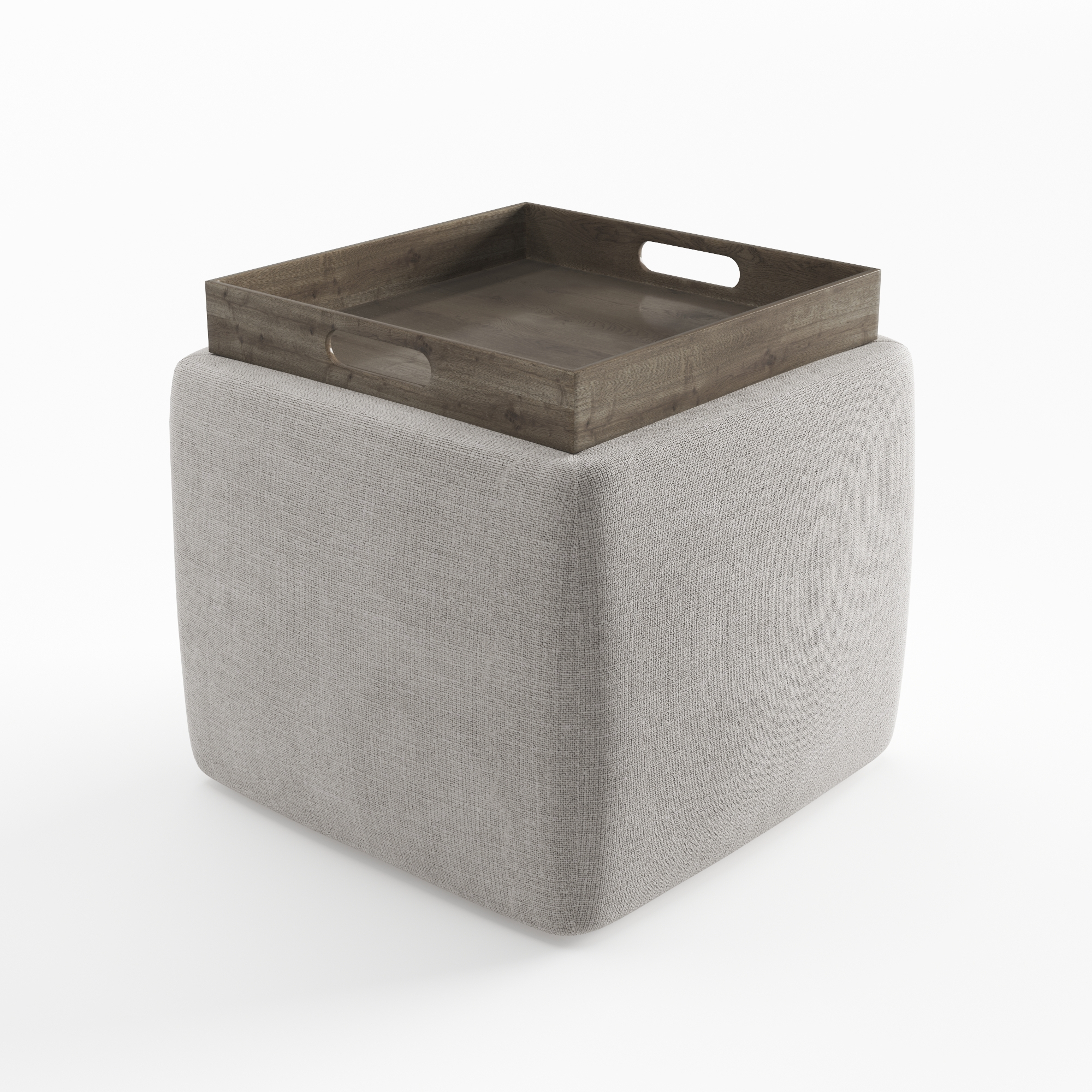 Padded Stools With Tray 3D - TurboSquid 1836047