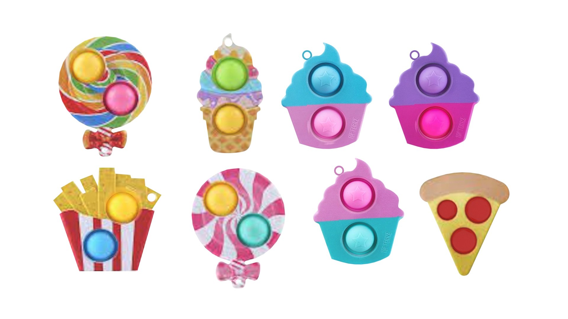 Fast Food Simple Dimples Set 3D - TurboSquid 1792553