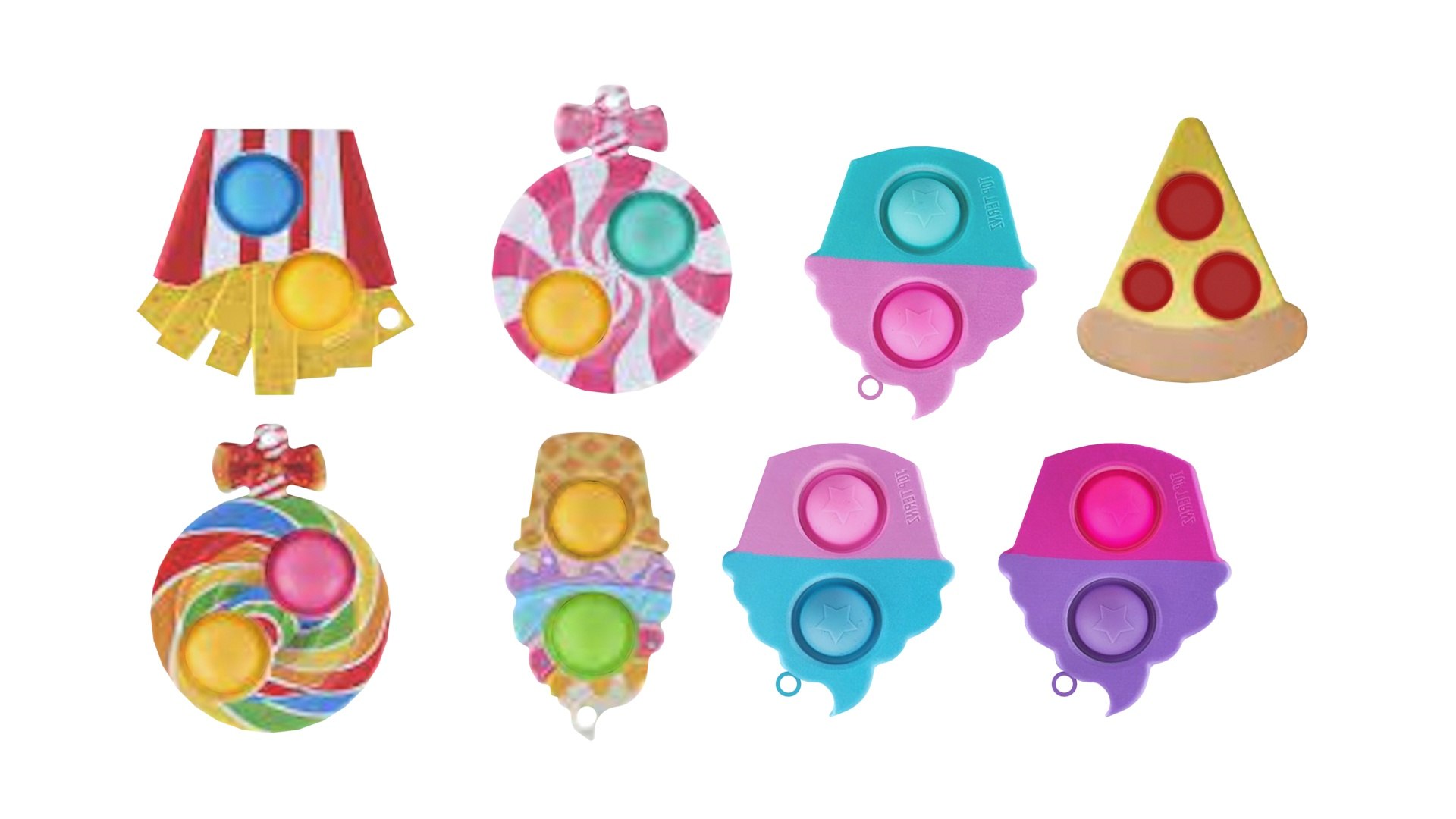 Fast Food Simple Dimples Set 3D - TurboSquid 1792553