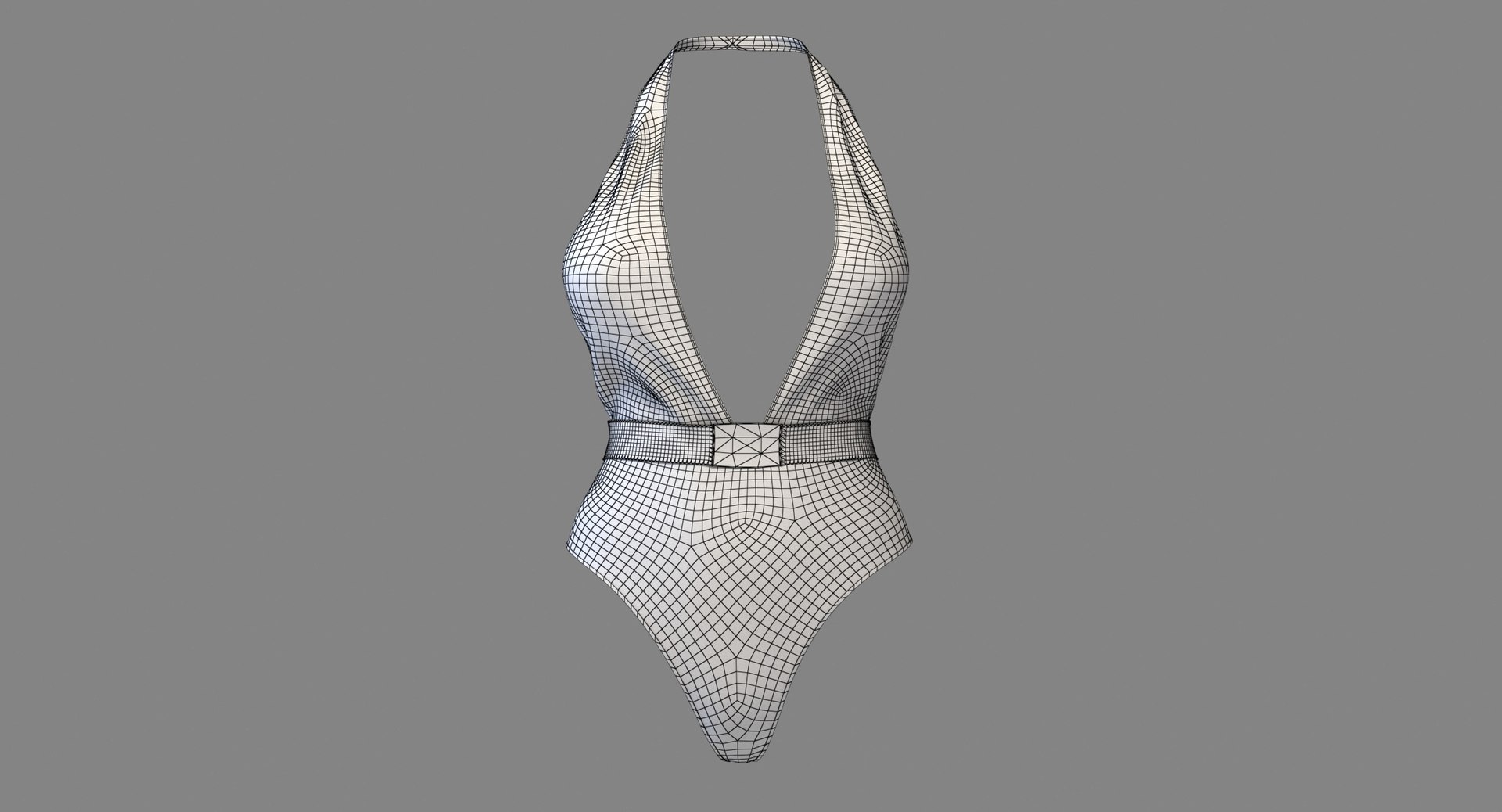 3D Model Realistic One-Piece Swimsuit For Female Character - TurboSquid ...
