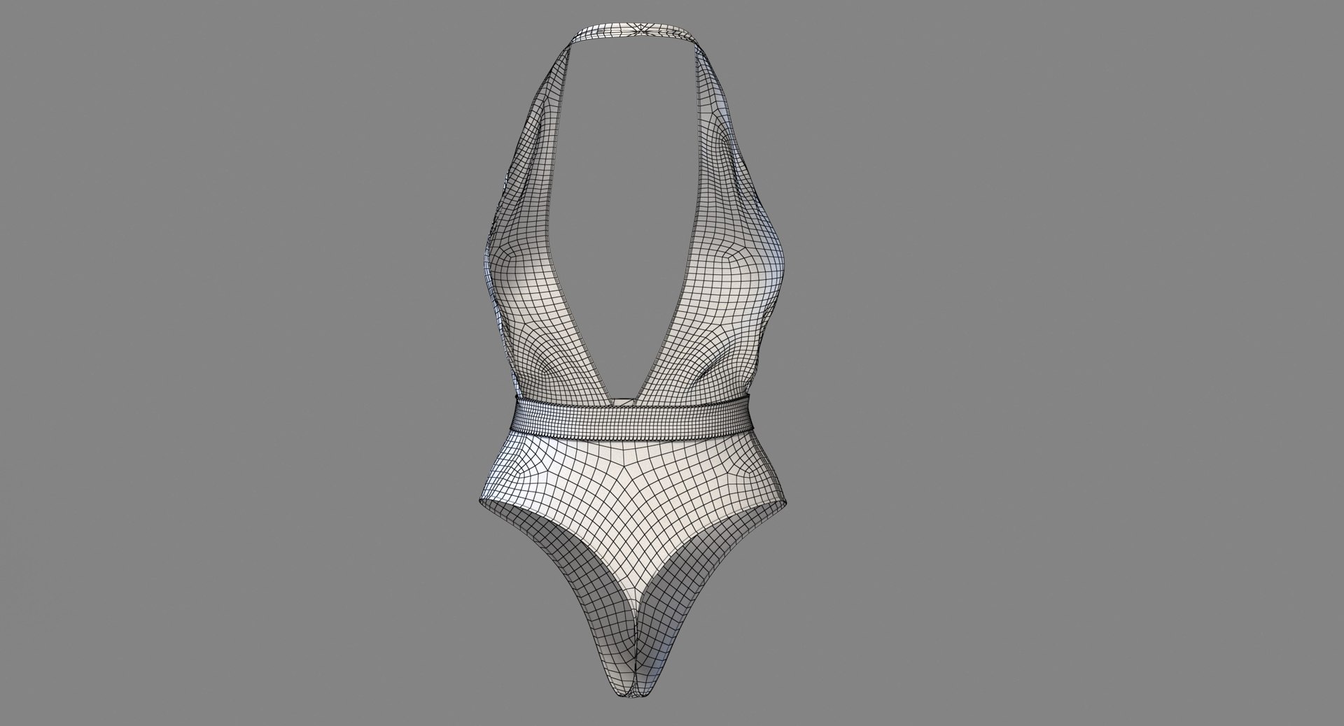 3D Model Realistic One-Piece Swimsuit For Female Character - TurboSquid ...