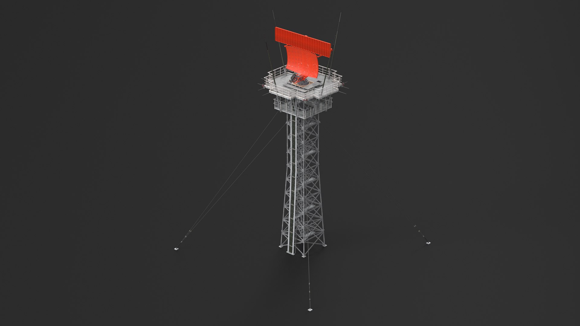 Surveillance Radar HENSOLDT ASR-NG 3D Model - TurboSquid 2282319