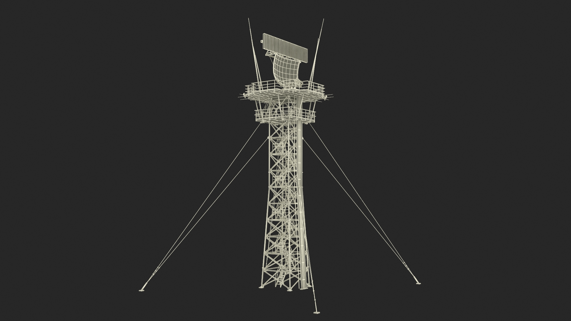 Surveillance Radar HENSOLDT ASR-NG 3D Model - TurboSquid 2282319
