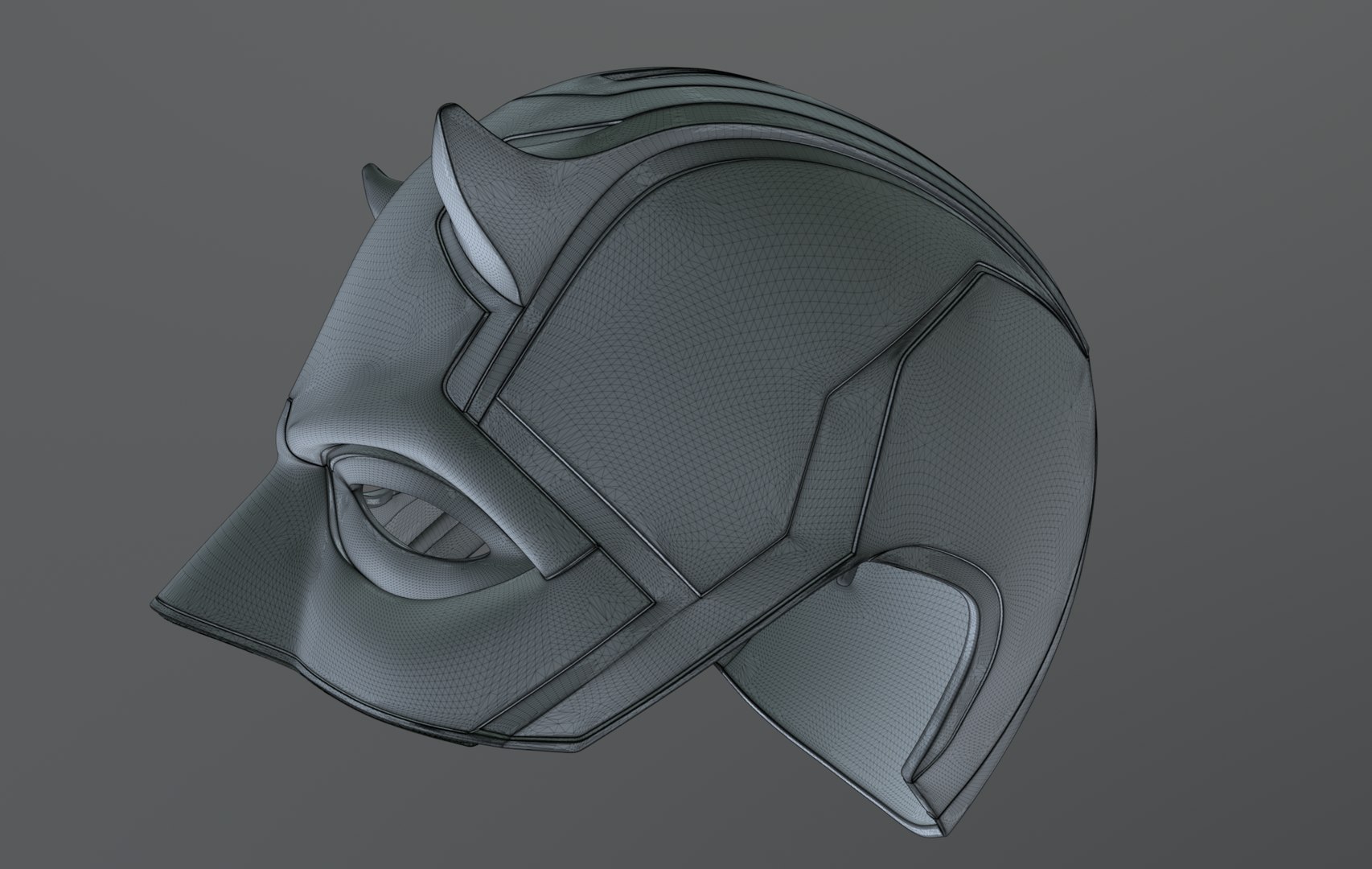 Dare Devil Mask 3D Model - TurboSquid 2547522