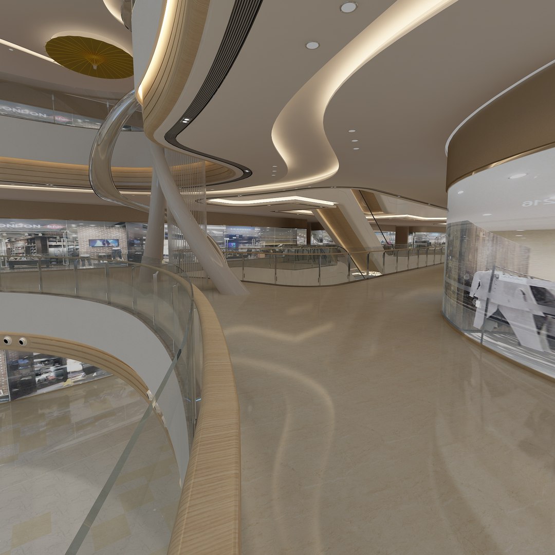 Shopping Mall 4 3D Model - TurboSquid 2049549