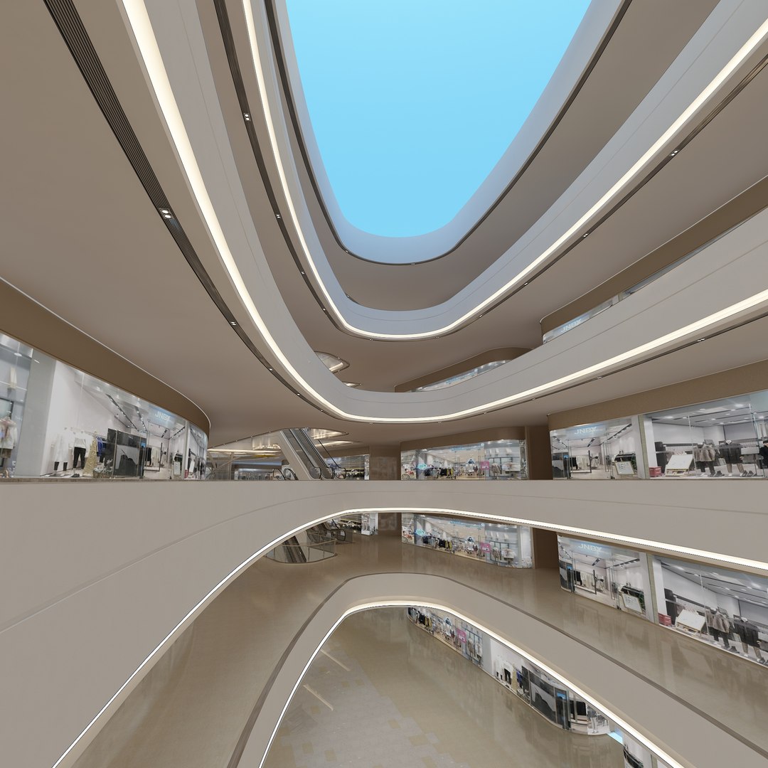 Shopping Mall 4 3D Model - TurboSquid 2049549