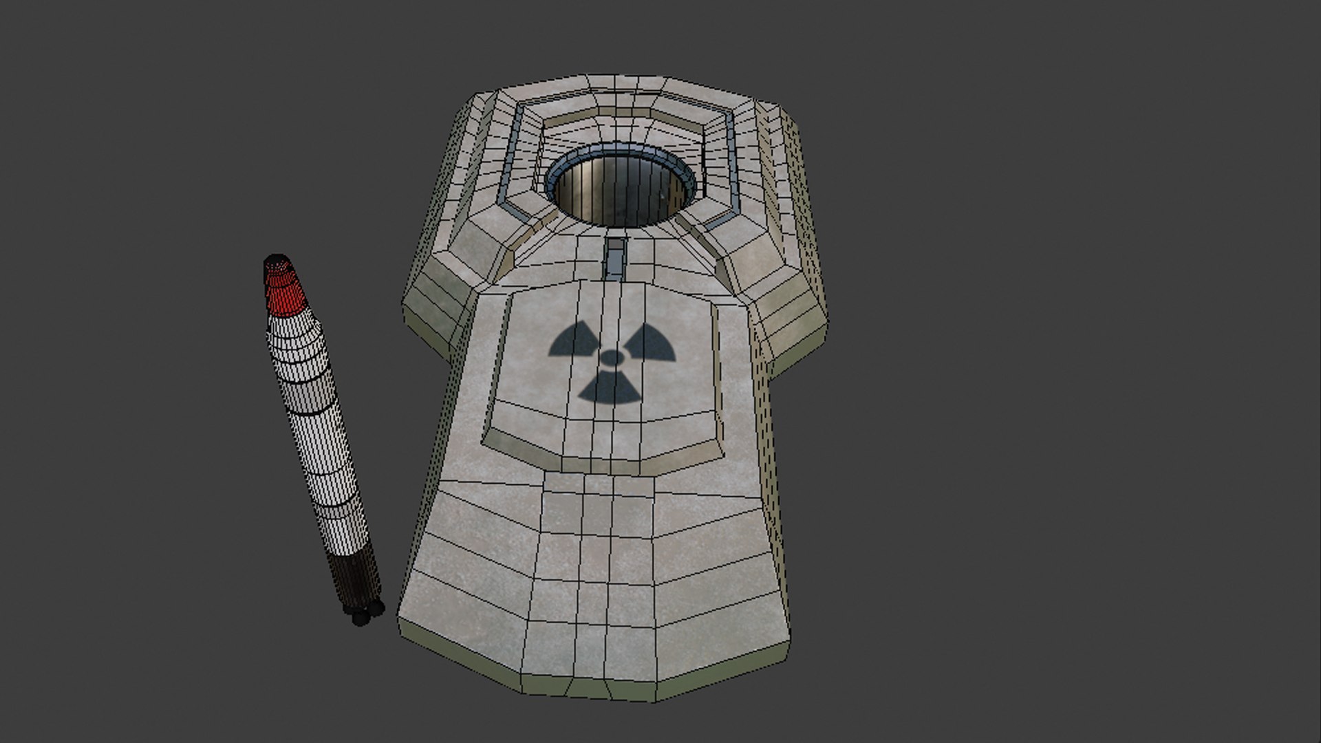 3D Missile Silo - TurboSquid 1691986