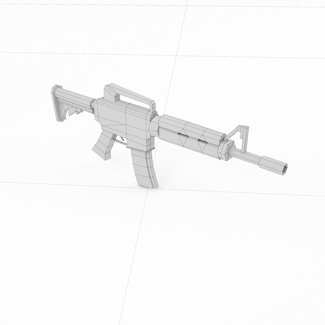 M4 Carbine Assault Rifle Model - TurboSquid 1993075