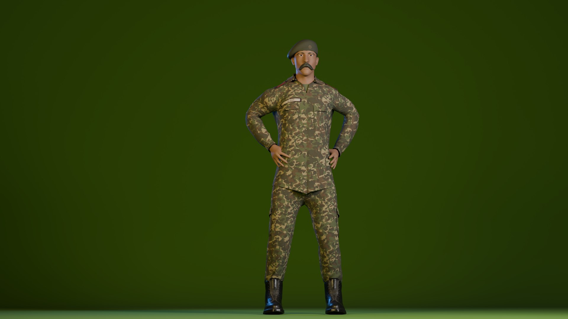 3D Model Indian Army - TurboSquid 2381820