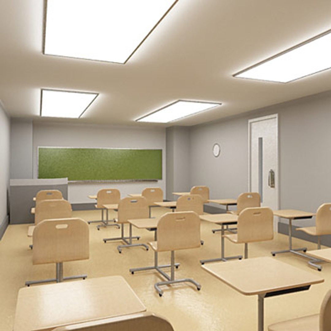 Class Room Classroom 3d Model