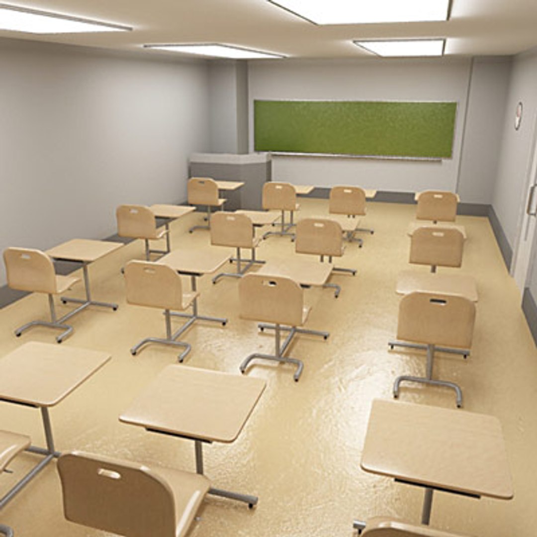 Class Room Classroom 3d Model