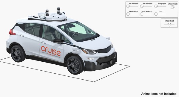 Gm cruise automation bolt 3D model - TurboSquid 1426275