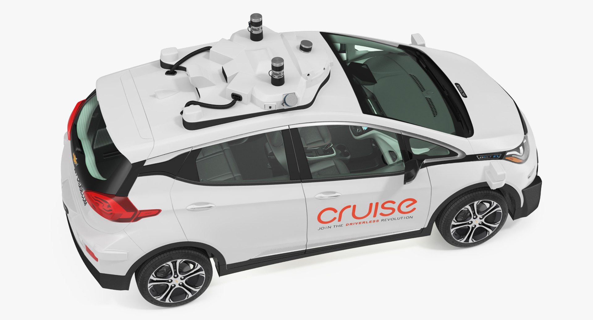 Gm Cruise Automation Bolt 3D Model - TurboSquid 1426275