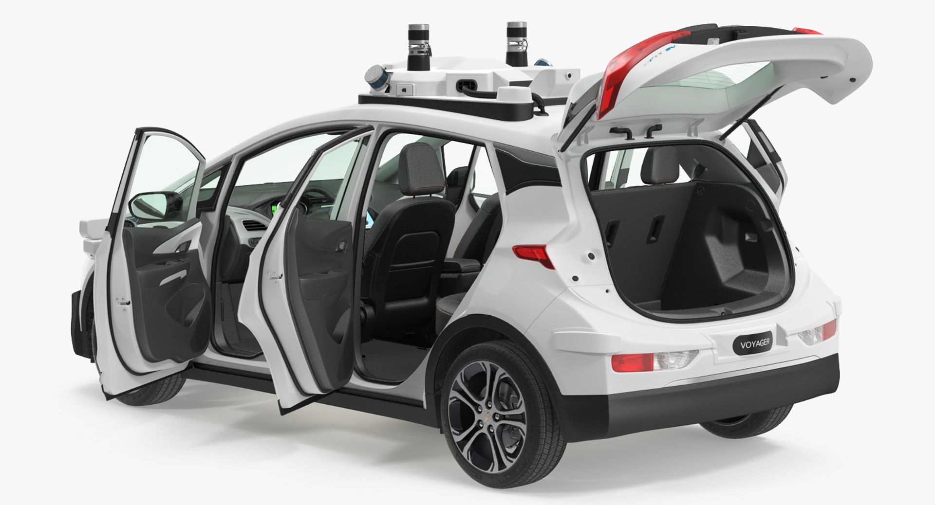 Gm Cruise Automation Bolt 3D Model - TurboSquid 1426275