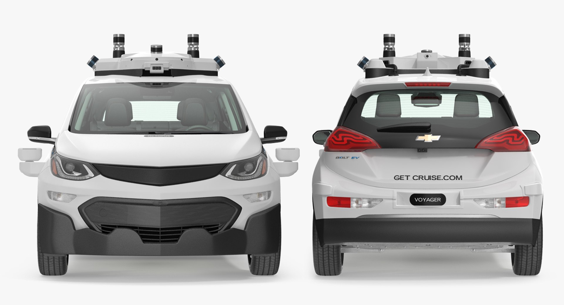 Gm Cruise Automation Bolt 3D Model - TurboSquid 1426275