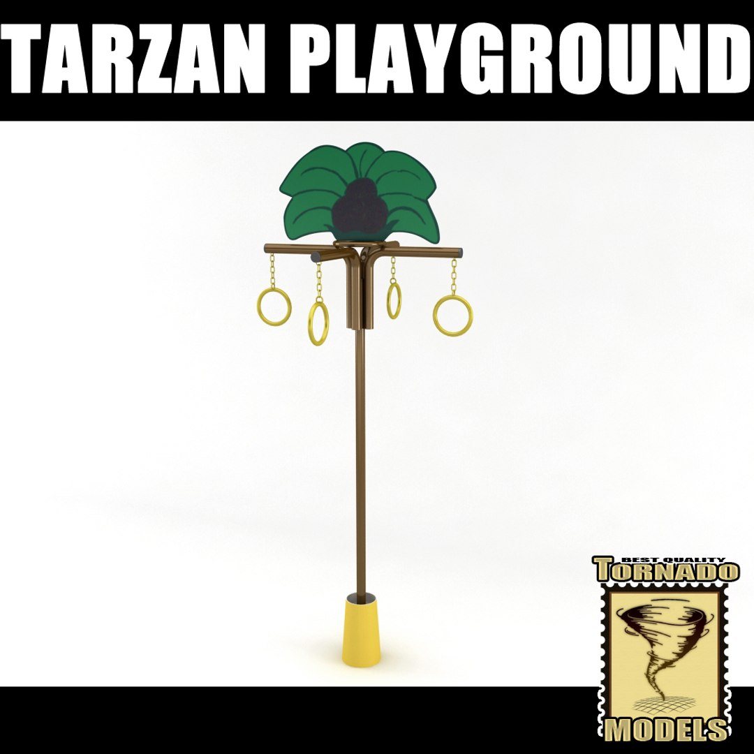 Playground Element - Tarzan 3d Model