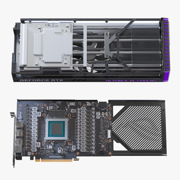 modelo 3d ASUS ROG Strix GeForce RTX 4090 - TurboSquid 2037299