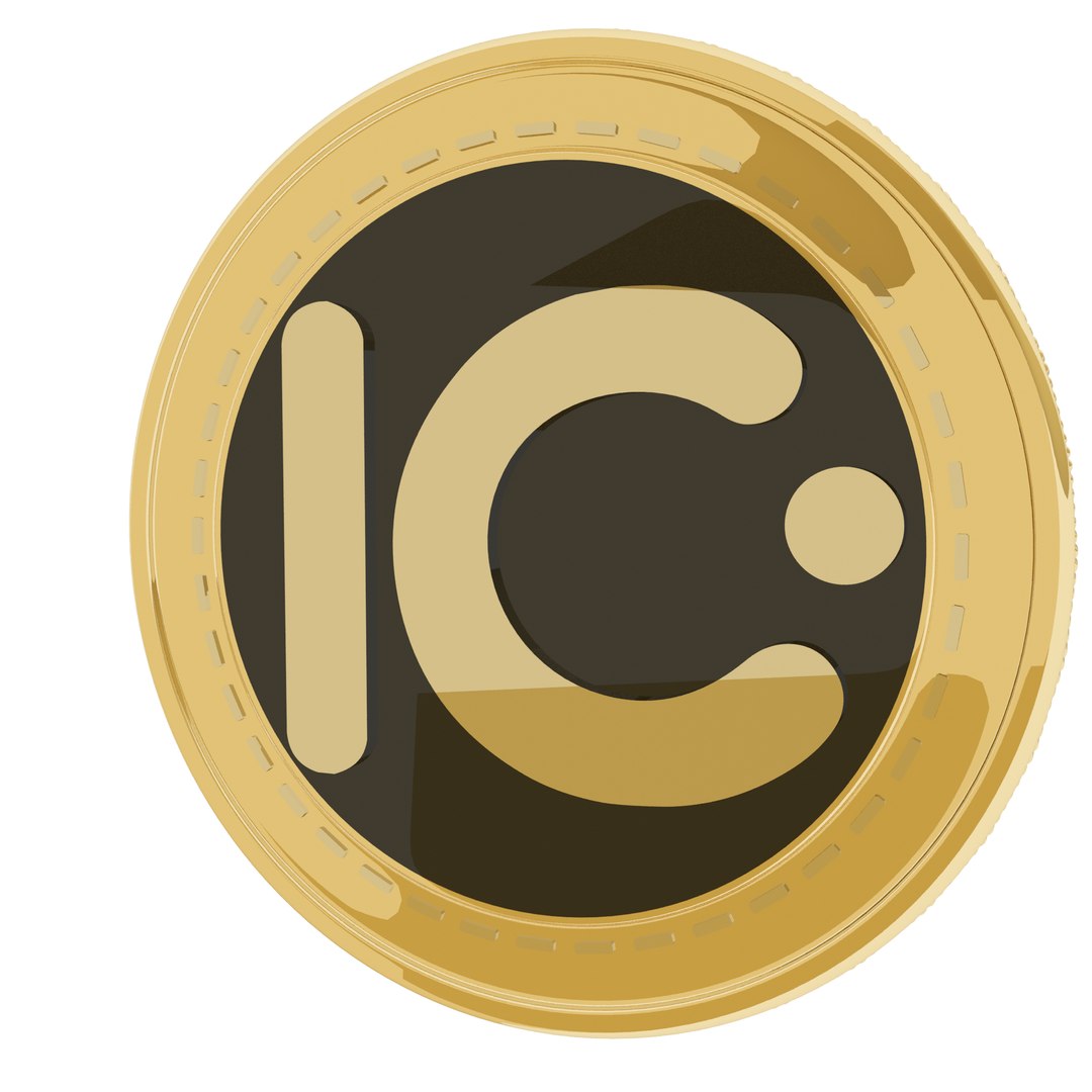 INO COIN Cryptocurrency Gold Coin 3D Model - TurboSquid 1856954