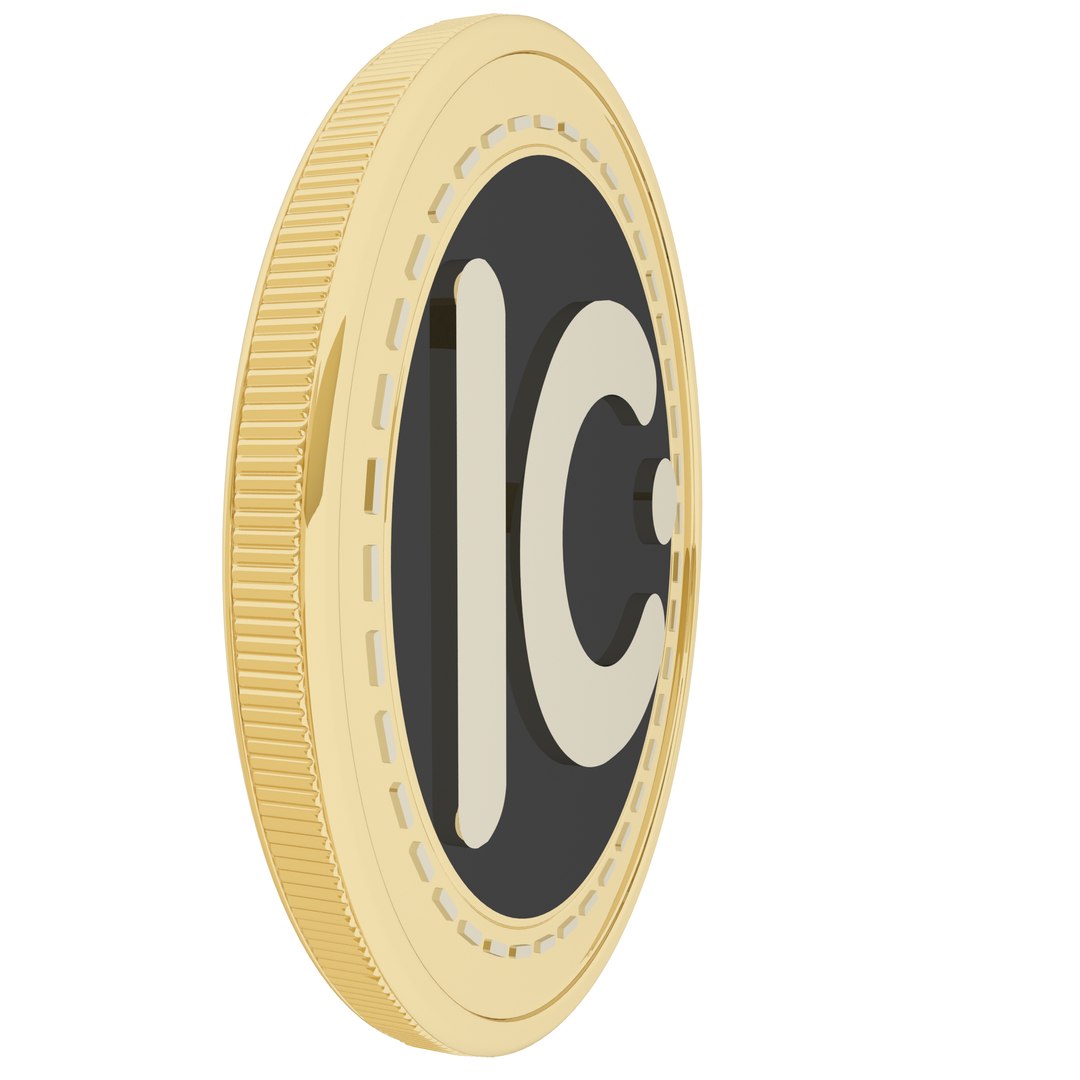 INO COIN Cryptocurrency Gold Coin 3D Model - TurboSquid 1856954