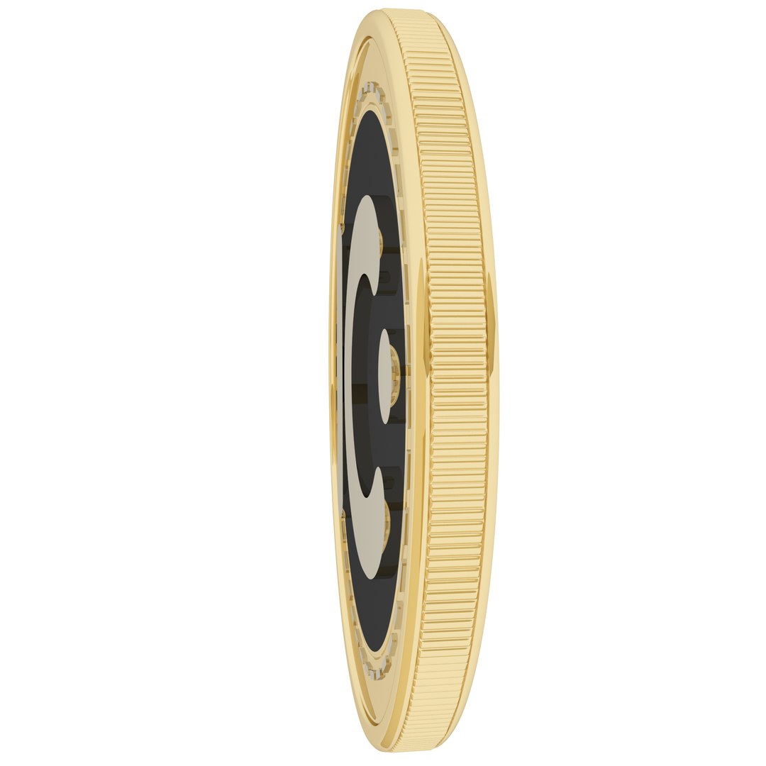 INO COIN Cryptocurrency Gold Coin 3D Model - TurboSquid 1856954