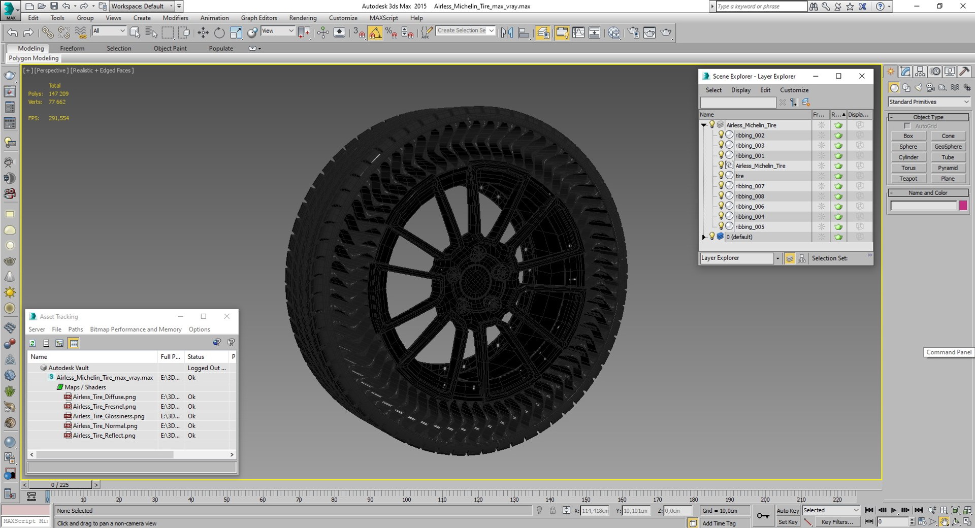 Airless Michelin Tire 3D Model - TurboSquid 2092540