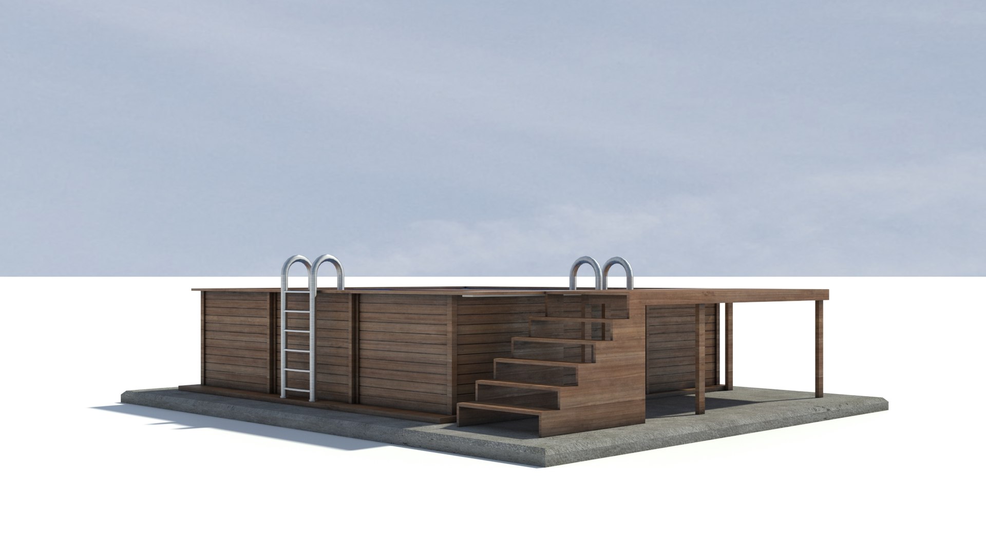 3D model gardens designed pool - TurboSquid 1336474