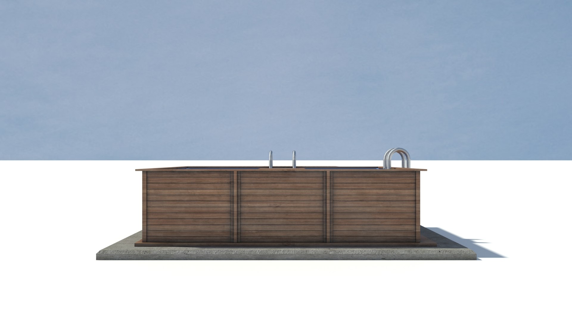 3D Model Gardens Designed Pool - TurboSquid 1336474