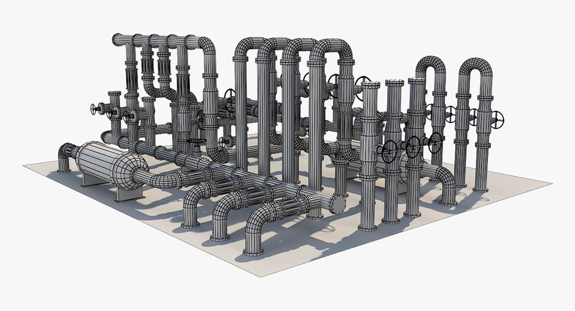 Pipe Industrial 3D Model - TurboSquid 1315363