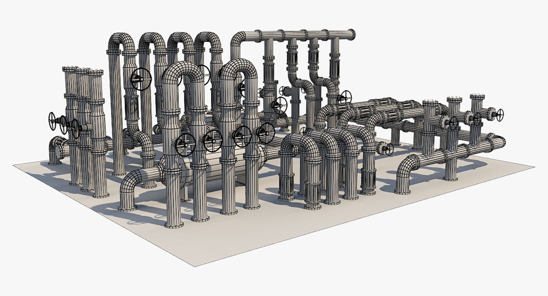 Pipe Industrial 3D Model - TurboSquid 1315363