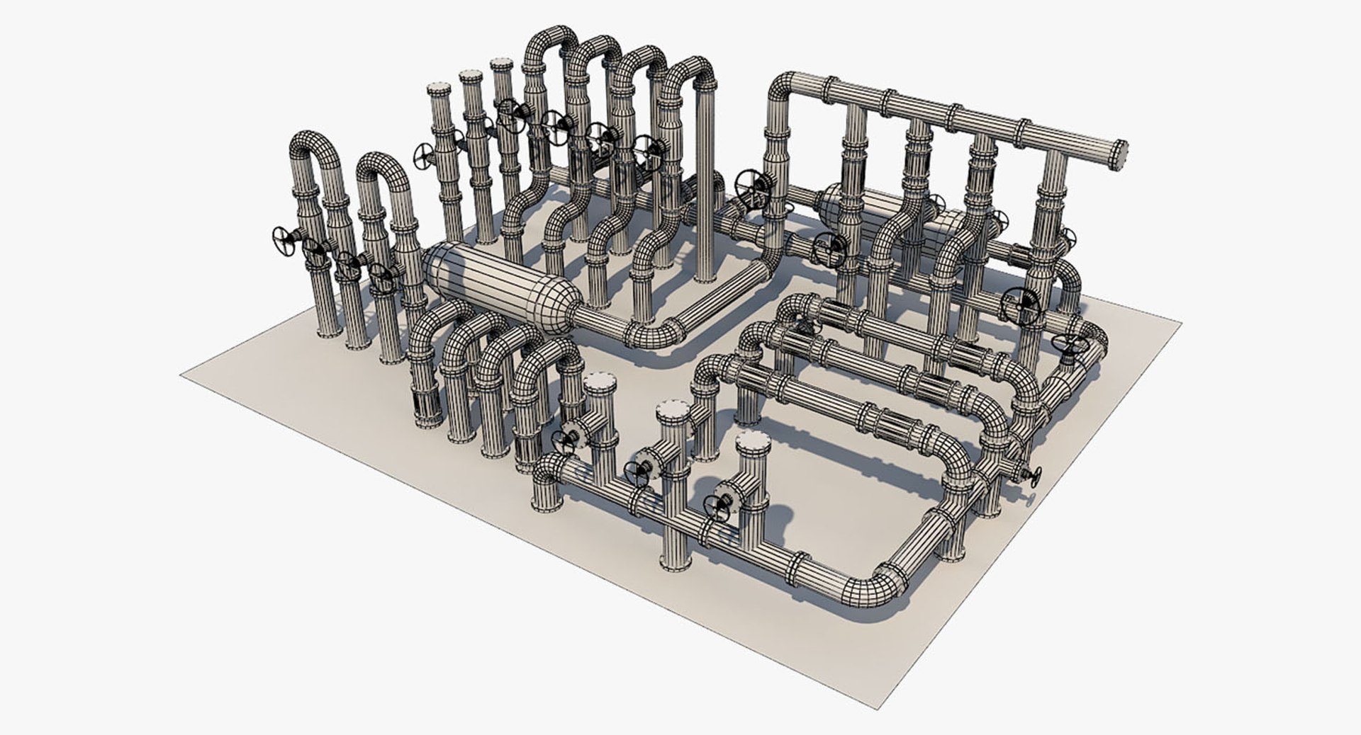 Pipe Industrial 3D Model - TurboSquid 1315363