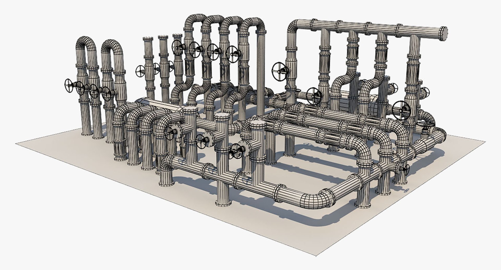 Pipe Industrial 3D Model - TurboSquid 1315363