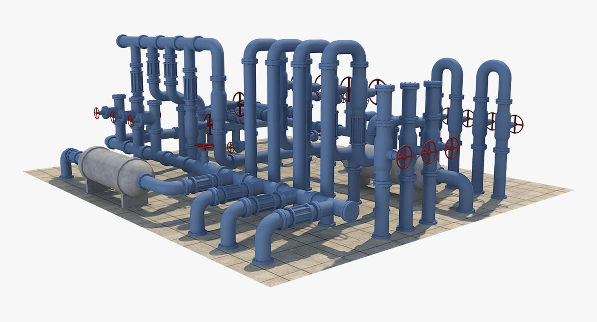 Pipe Industrial 3D Model - TurboSquid 1315363