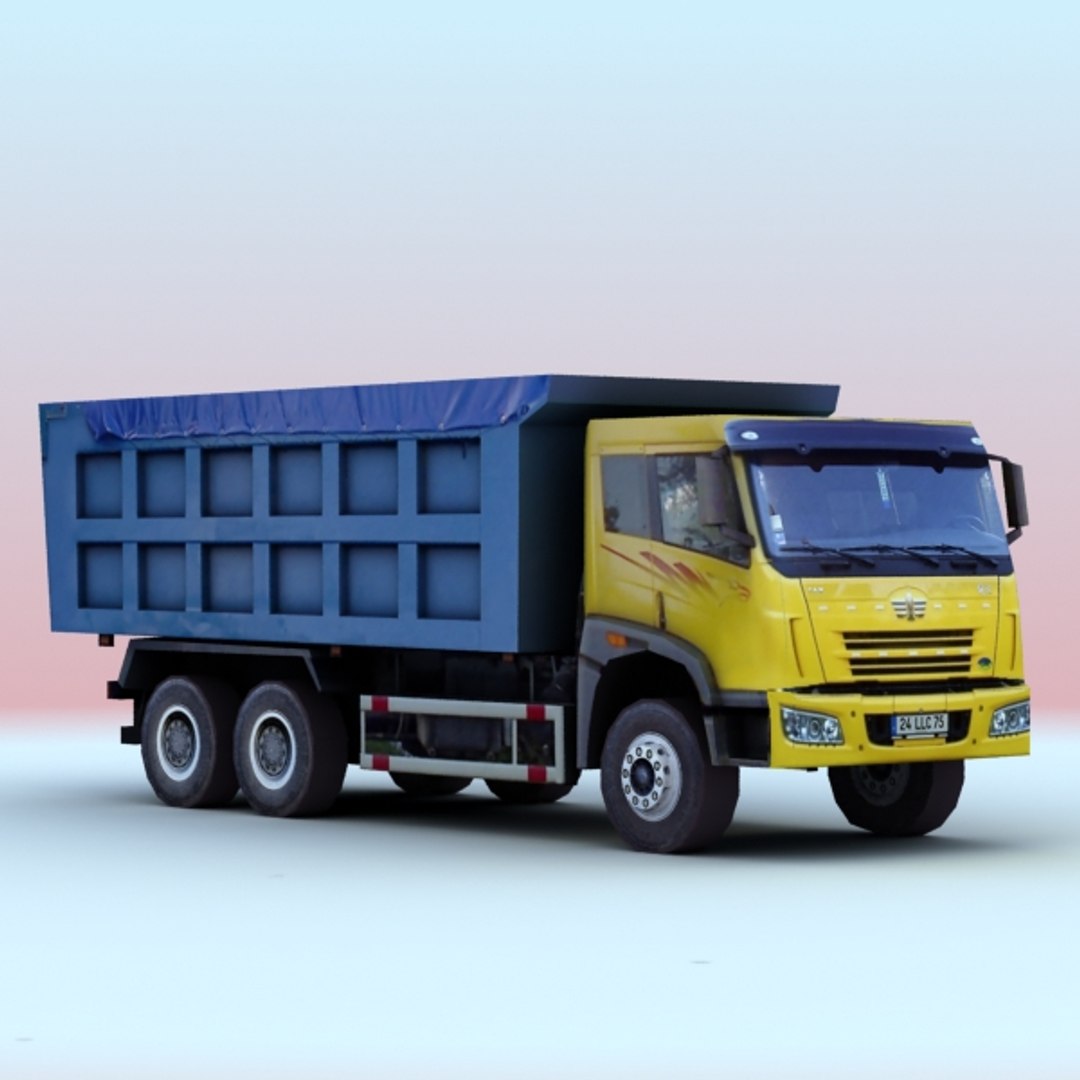 3d Model 2009 Faw China Truck