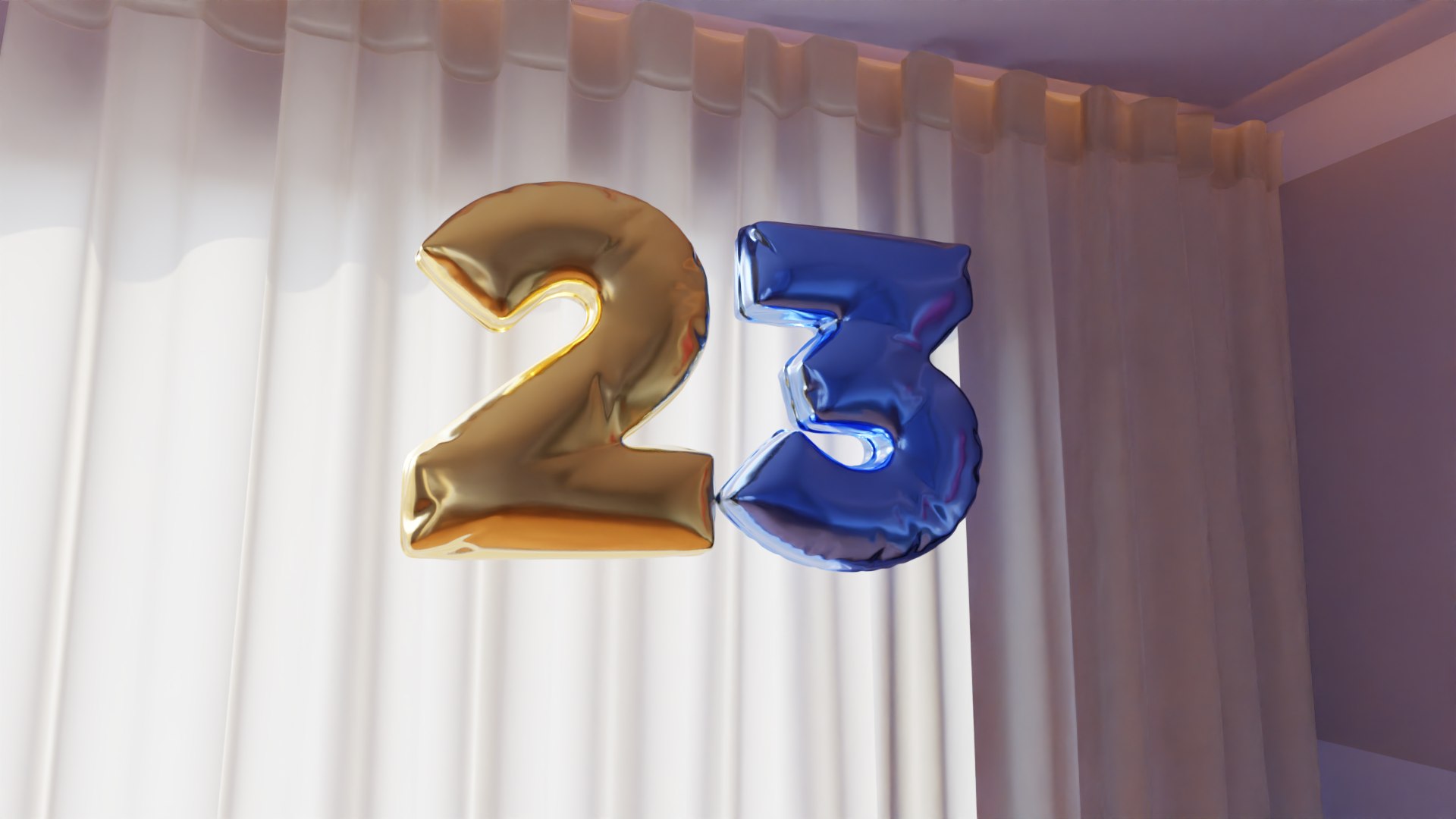 Balloons Numbers Birthday 3D Model - TurboSquid 1969615