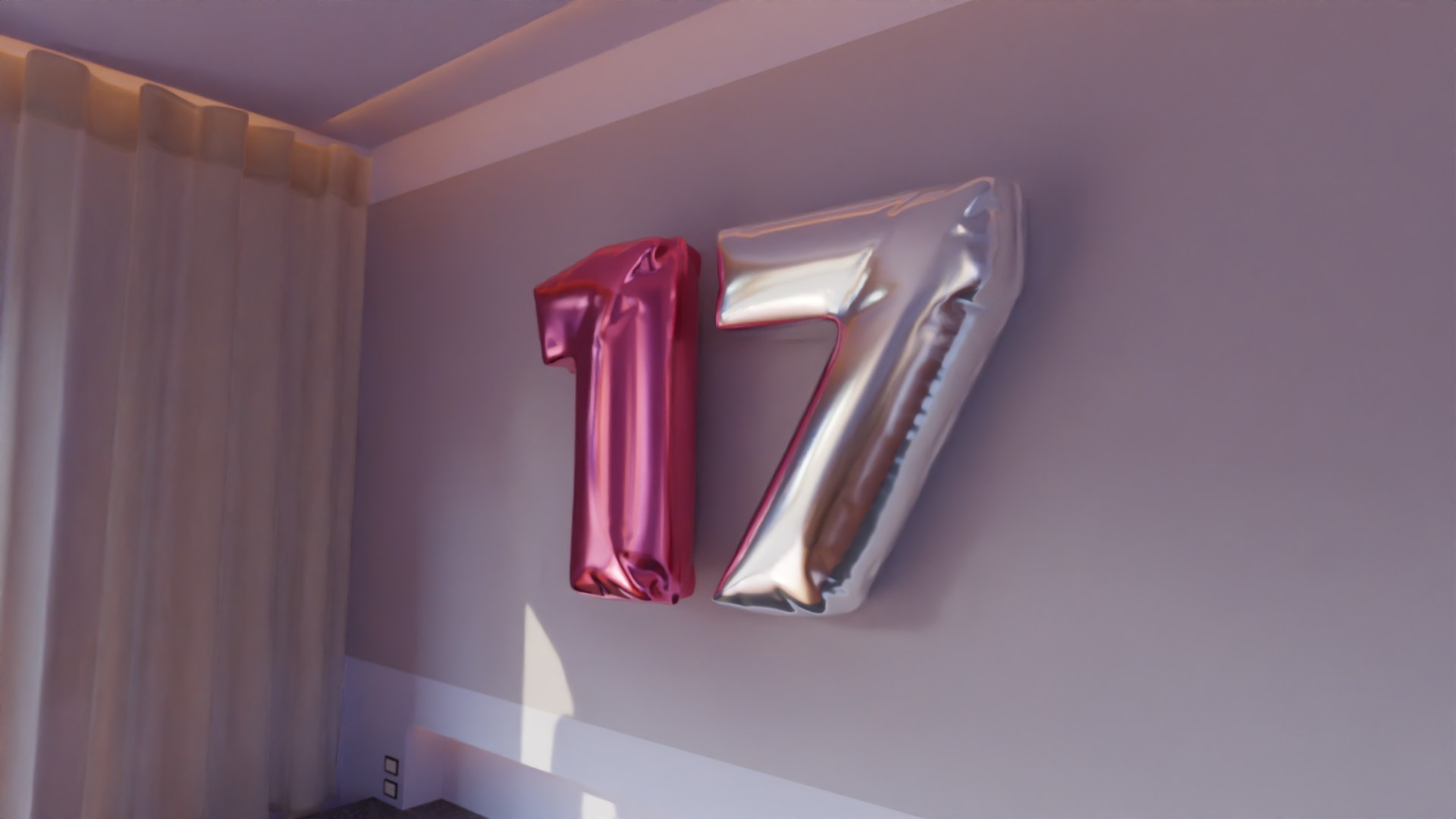 Balloons Numbers Birthday 3D Model - TurboSquid 1969615