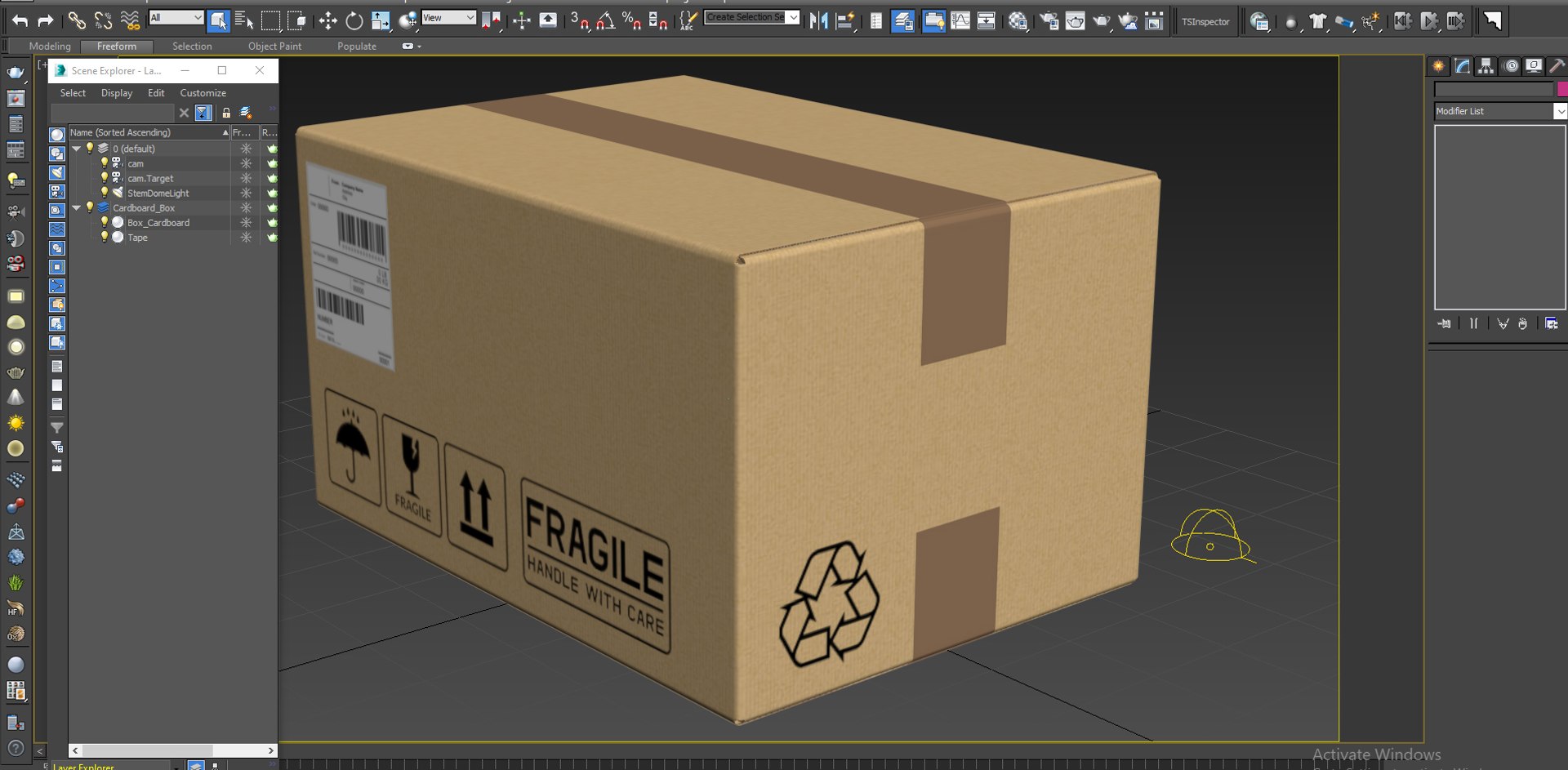 3D Detailed Cardboard Box - TurboSquid 2091570