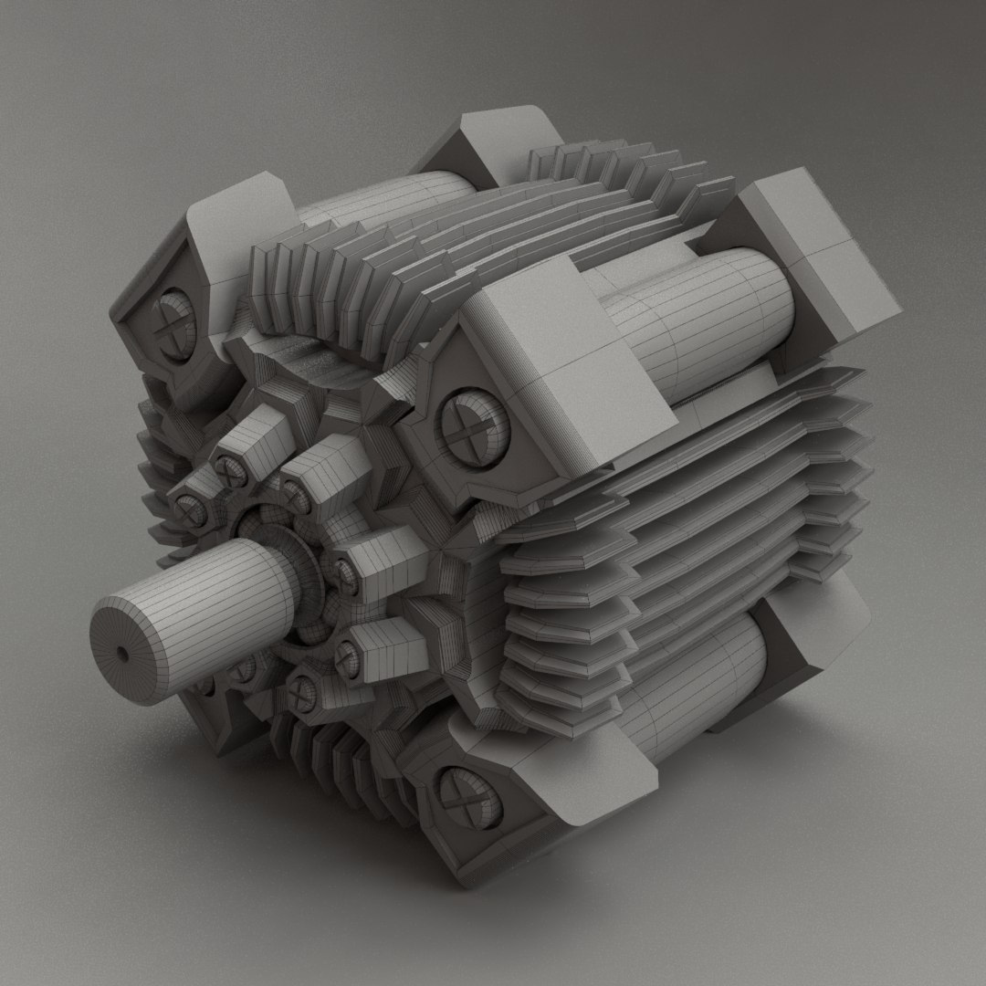 3D Motor Model - TurboSquid 1707244