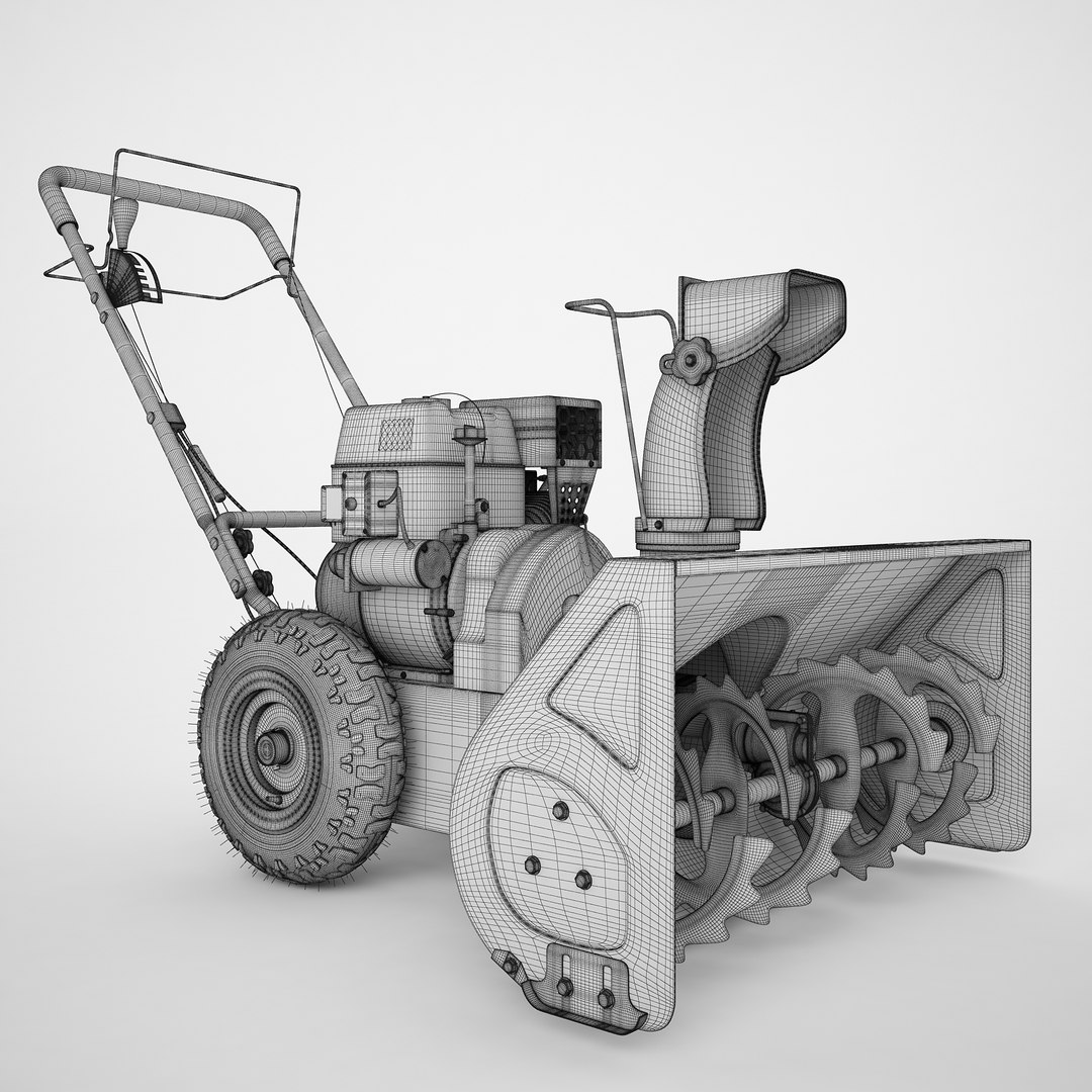 3D Model Snow Blower Power - TurboSquid 1557721