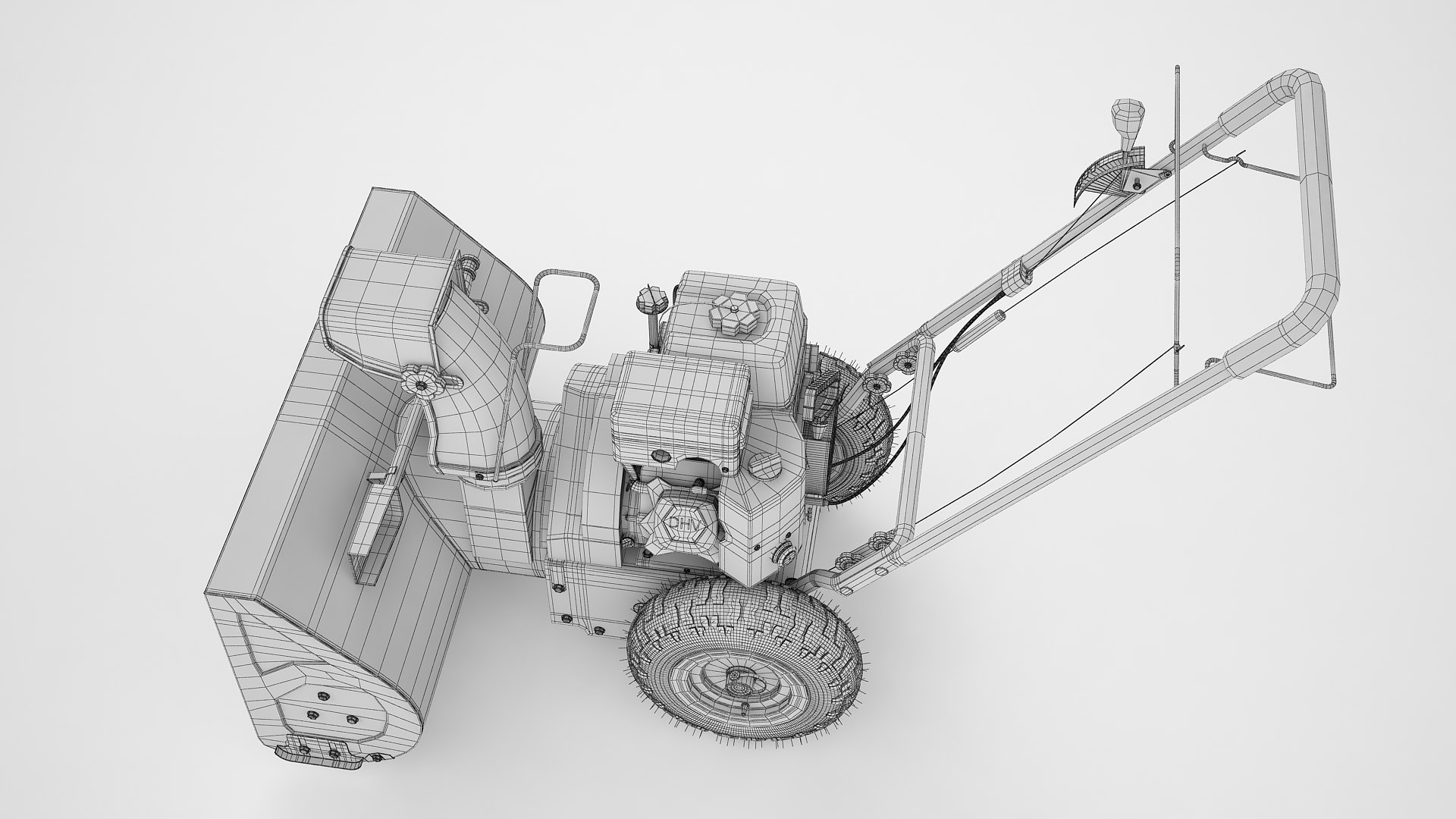 3D Model Snow Blower Power - TurboSquid 1557721