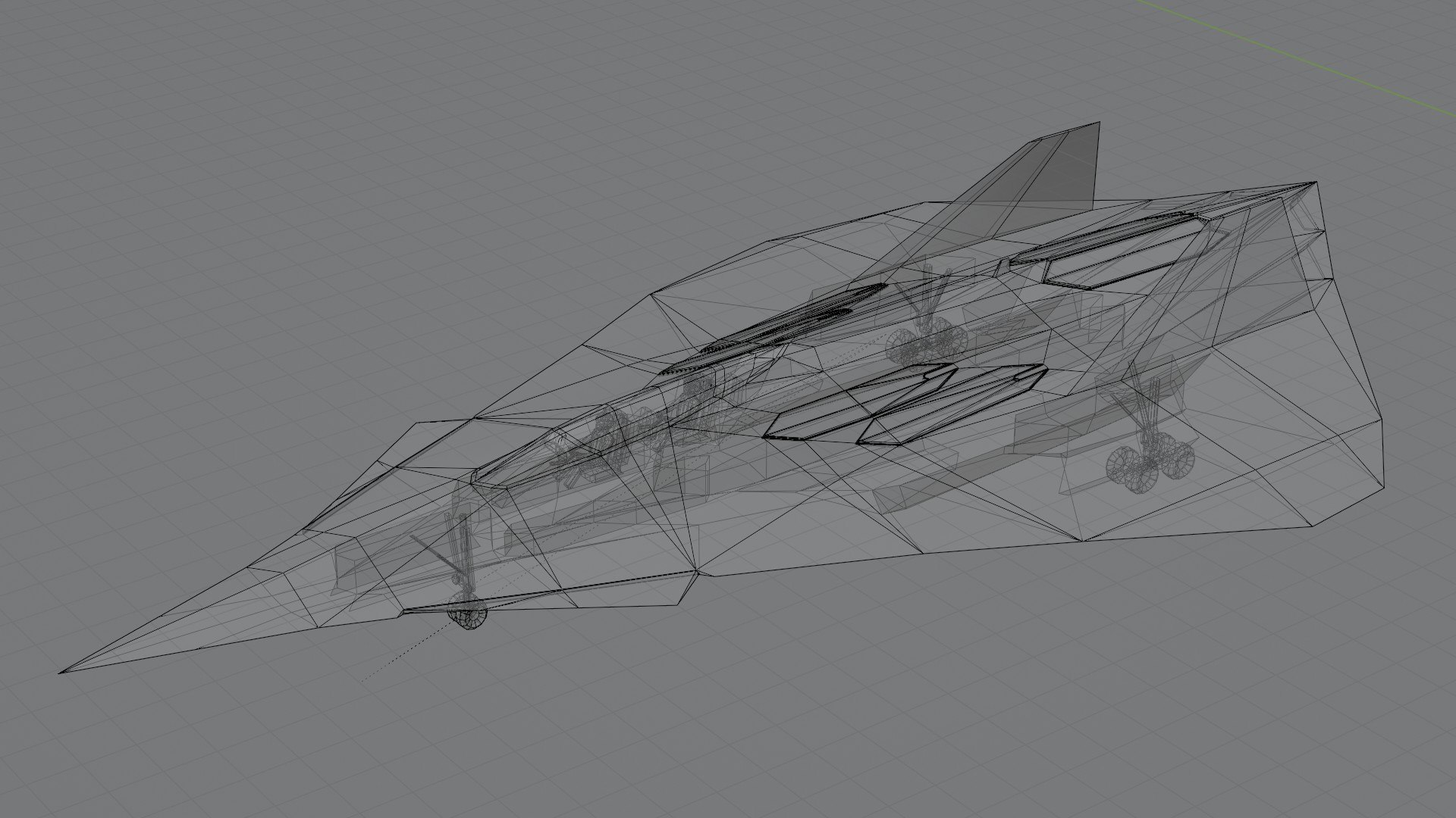 Lockheed EFX-70 Panther 2 Concept Interceptor Model - TurboSquid 1986478