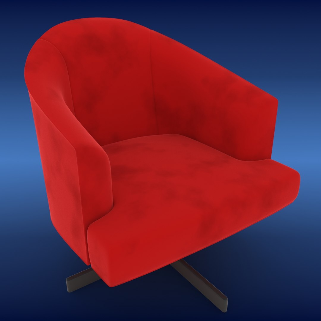 Chair Velvet 3d Model