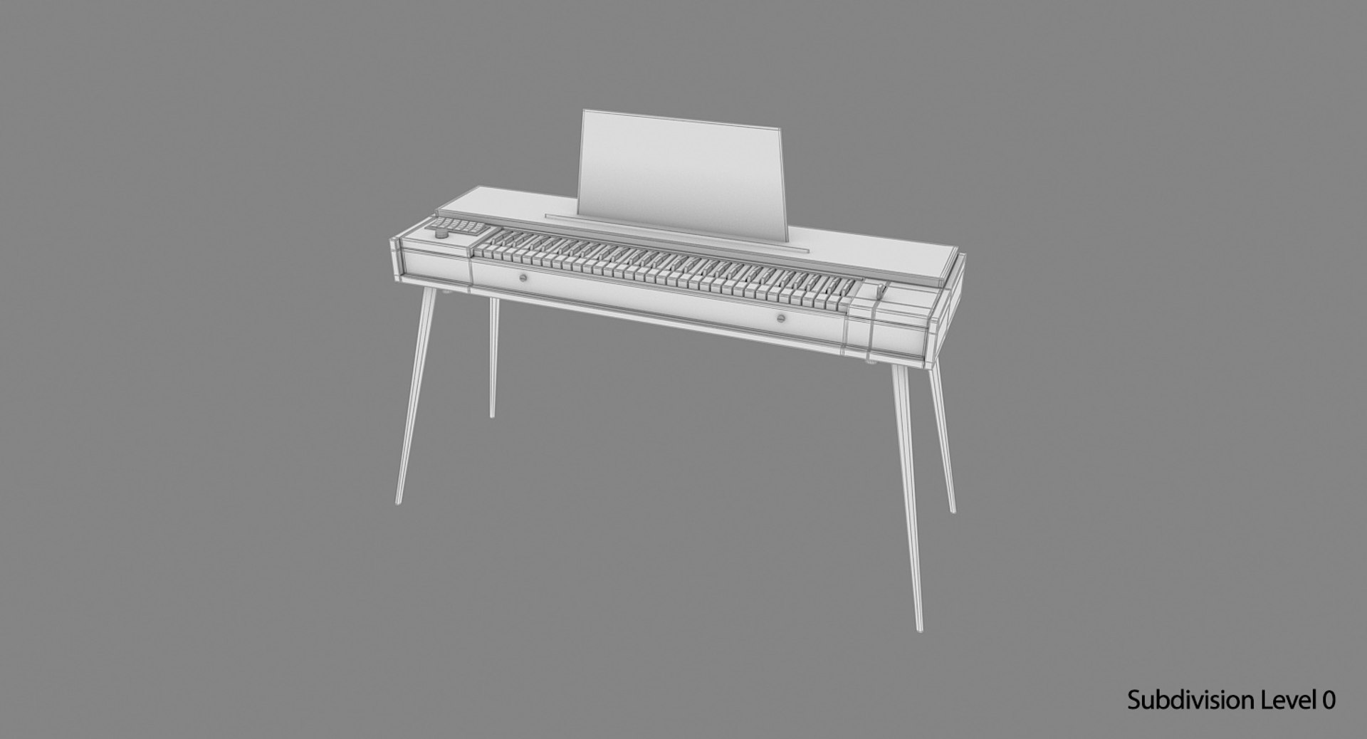 Clavinet D6 Model - TurboSquid 1412388
