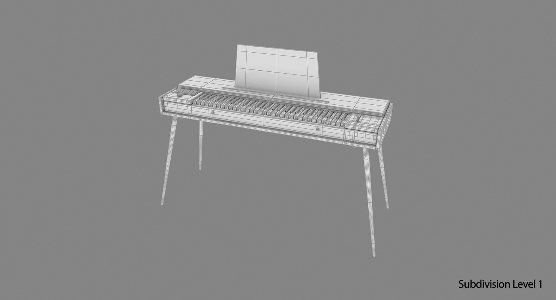 Clavinet D6 Model - TurboSquid 1412388