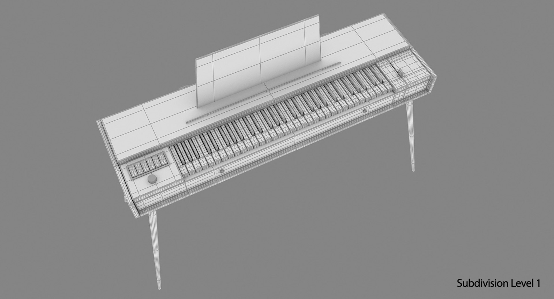 Clavinet D6 Model - TurboSquid 1412388